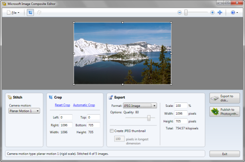 Microsoft Image Composite Editor – Advanced panorama creator